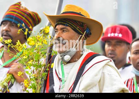 Irreecha celebration, the annual thanksgiving festival, of the Oromo ...