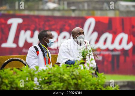 Irreecha celebration, the annual thanksgiving festival, of the Oromo ...