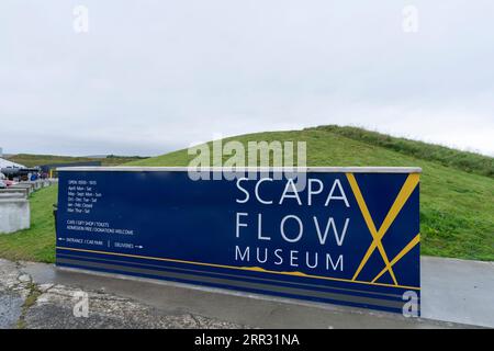 The newly extended Scapa Flow Museum at Lyness, Hoy , Orkney Islands ...