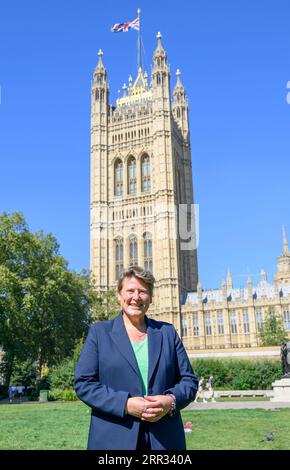 Sarah Dyke MP (LibDem - Somerton and Frome) in Victoria Tower Gardens ...