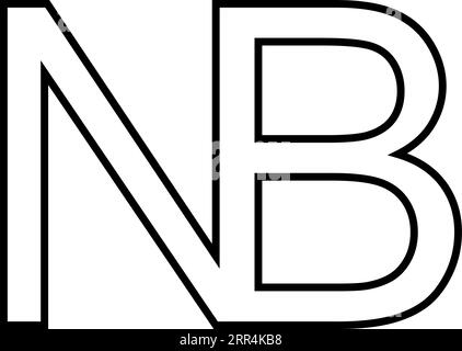 symbol sign Nota bene, vector Nota bene, N, B NB, notabene mark, note ...