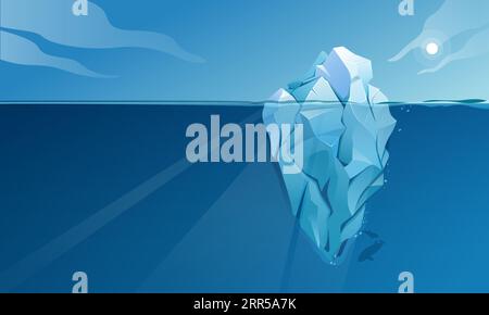 Icerberg Concept Metaphor for both visible and hidden aspects to ...