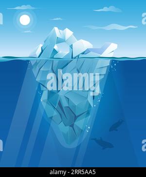 Iceberg Concept Metaphor for both visible and hidden aspects to Success ...