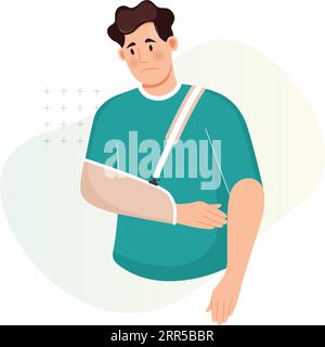 Hand Fracture - Dislocation of arm - Stock Illustration as EPS 10 File ...