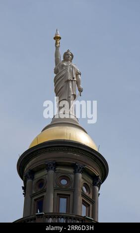 Olympic statue at Centennial Olympic Park in downtown Atlanta, Georgia ...