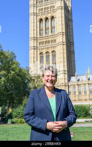 Sarah Dyke MP (LibDem - Somerton and Frome) in Victoria Tower Gardens ...