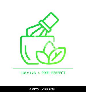 2D thin linear green gradient junk food icon Stock Vector Image & Art - Alamy