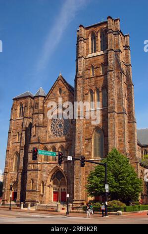 The Cathedral of the Holy Cross in Boston is a landmark Catholic church ...