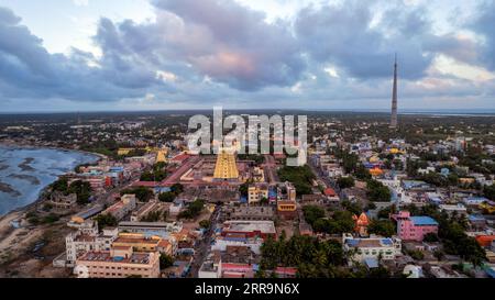 Hindu Load Siva Temple located in Rameshwaram in South part of ...