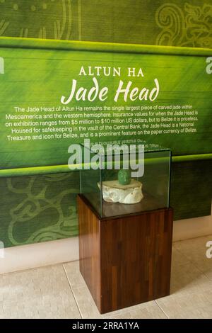 Museum at the Altun Ha Archeological Reserve in Belize Stock Photo - Alamy