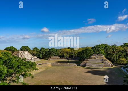L-R: Temple of the Masonry Pillars, Structure A4, Structures B6 & B5 ...