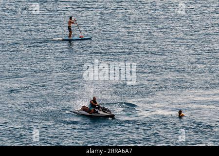 Lake Ohrid in summer time in North Macedonia Stock Photo - Alamy