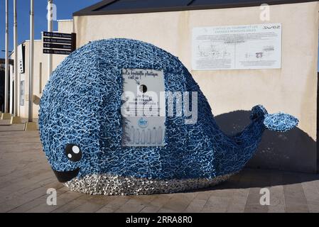 Smiling Whale Shaped Rubbish Bin or Trash Can for Recycling Plastic ...