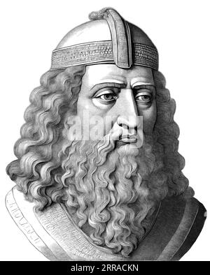 King of the Neo-Babylonian Empire Nebuchadnezzar II Stock Vector Image ...