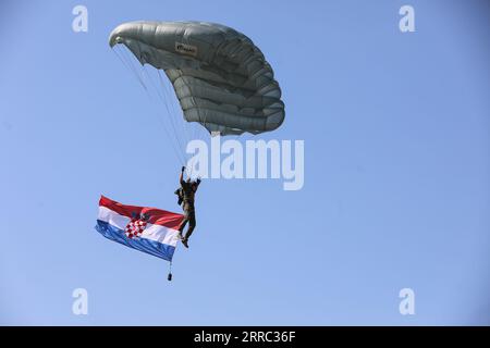 Zagreb, Croatia. 07th Sep, 2023. Demonstration exercise of special ...