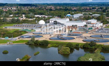 Budds Farm Wastewater Treatment Works, Southern Water sewage treatment ...
