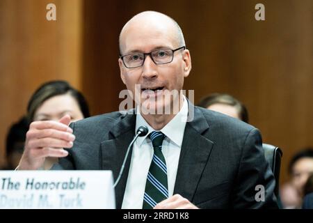 Deputy Energy Secretary David Turk arrives for a Senate Energy and ...