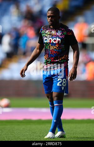 Cheick Doucoure of Crystal Palace FC celebrates with the trophy during ...