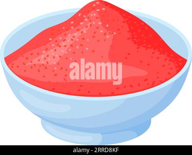 powder paprika red cartoon vector illustration Stock Vector Image & Art ...