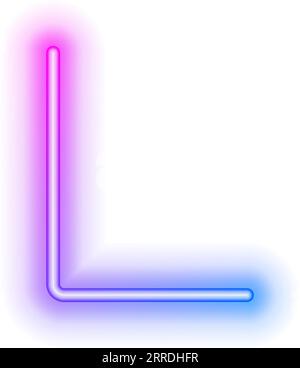 neon corner border Stock Vector Image & Art - Alamy