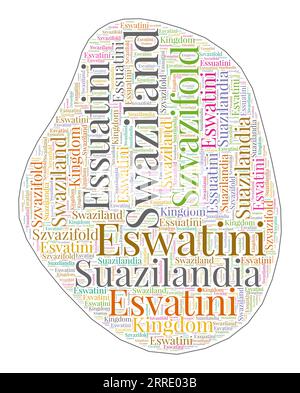 South Africa and Kingdom of eSwatini - Swaziland flags for official ...