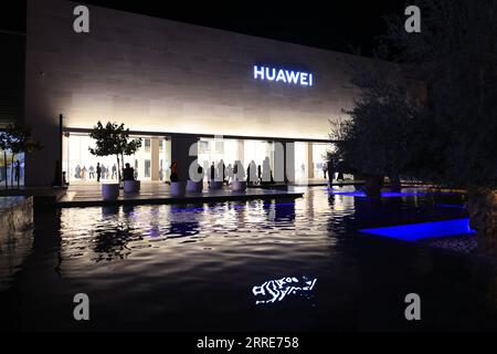 220203 -- RIYADH, Feb. 3, 2022 -- Photo taken on Feb. 2, 2022 shows ...