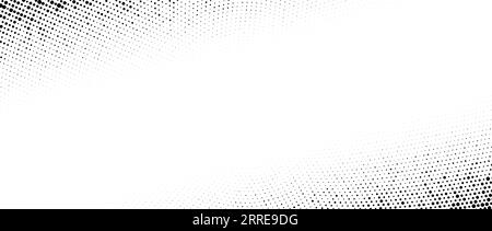 Faded halftone corner texture. Dotted gradient pattern background ...