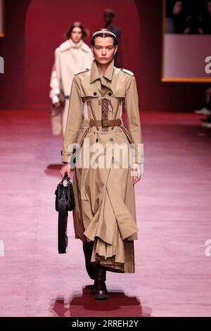 Models wear creations for the Dior fashion collection during Women's ...