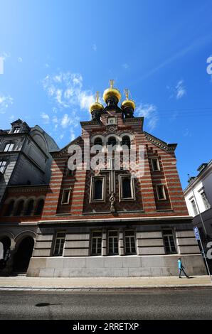 The St. Alexander Nevsky Church on Bredgade , Copenhagen, Denmark Stock ...