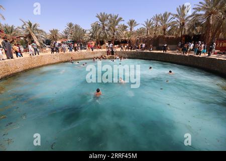 Cleopatra bath in Siwa Oasis Stock Photo - Alamy