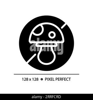 2D simple glyph style mushroom tea icon Stock Vector Image & Art - Alamy