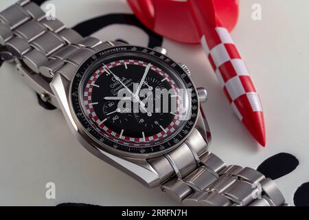 Omega Speedmaster TinTin Stock Photo - Alamy