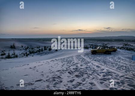 scene of the breathtaking sand dunes field Stock Photo - Alamy