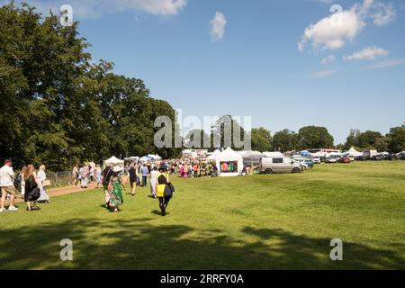 Sandringham Flower Show 2023. Visitors to the stand of Wards Nurseries ...