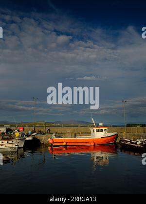 fishing harbour Berneray, Outer Hebrides Stock Photo - Alamy