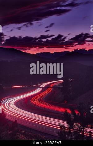 Interstate highway system (I 70) in Colorado mountains Stock Photo - Alamy