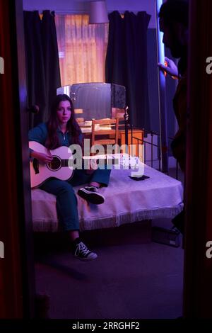 Jade Bird photographed on set of music video in 2018 Stock Photo - Alamy