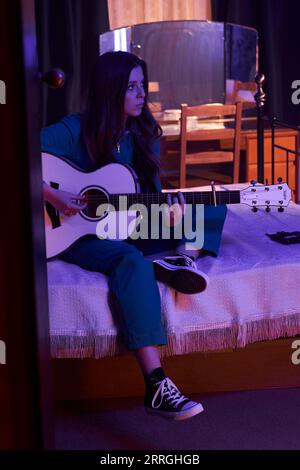 Jade Bird photographed on set of music video in 2018 Stock Photo - Alamy