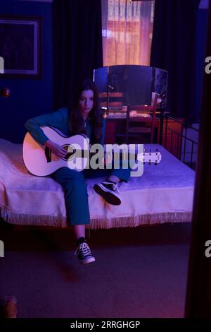Jade Bird photographed on set of music video in 2018 Stock Photo - Alamy