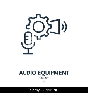 volume vector icon editable stroke outline icons for web and mobile ...