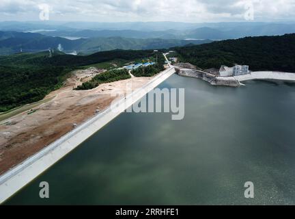 220629 -- MUDANJIANG, June 29, 2022 -- A staff member works at the ...
