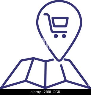 Retail Place icon. Monochrome simple line Retail icon for templates ...