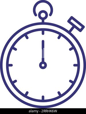 Chronoscope line icon concept. Chronoscope flat vector symbol, sign ...