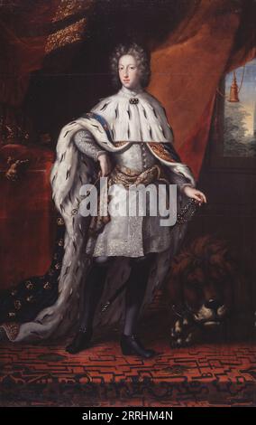 The portrait of Carl XII of Sweden is a historical oil painting that ...