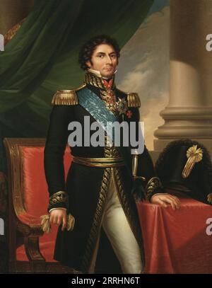 A portrait of Karl XIV Johan, the King of Sweden and Norway, showcases ...