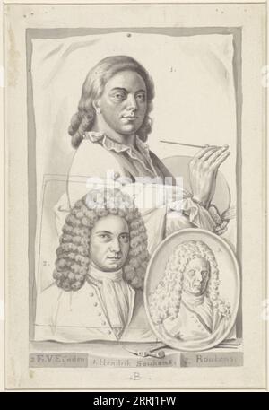Portraits of Hendrik Soukens and Roukens, 1757-1819. A portrait of ...