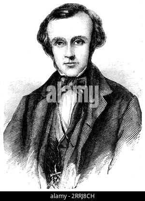 Engraving of a Queen's Counsel lawyer in a 19th century English ...