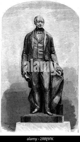 Statue of Joseph Brotherton, at Peel Park, Salford, Manchester, England ...