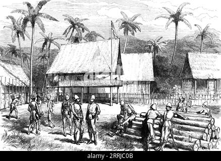 The Expedition against the Malays: the British Force ascending the ...