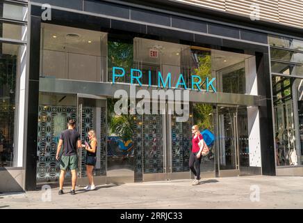 Irish fast fashion giant Primark on Fulton Street in Downtown Brooklyn ...